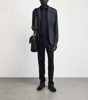 Paul & Shark Virgin Wool-linen Knitted Overshirt