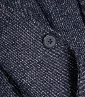 Paul & Shark Virgin Wool-linen Knitted Overshirt