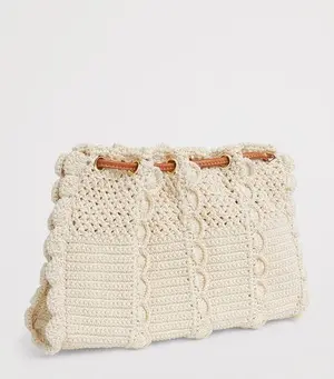 Ulla Johnson Small Crochet Adria Clutch Bag
