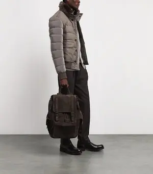 MOORER Fur-trim Fantoni Down Jacket
