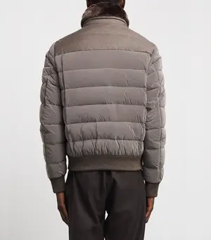 MOORER Fur-trim Fantoni Down Jacket
