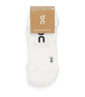 On Organic Cott-blend Core Run Low Socks - White