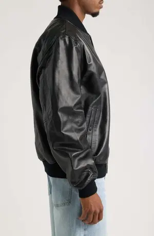 Alpha Industries Ma-1 Heritage Leather Bomber Jacket