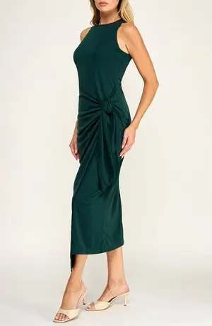 SOCIALITE Wrap Front Knit Midi Dress