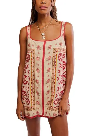 Free People Fleur" Studded Mini Dress