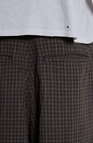 JADED LONDON Goliath Pleated Xl Check Shorts
