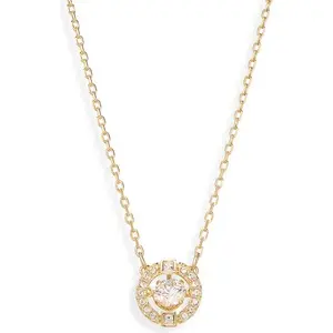 SWAROVSKI Una Crystal Pendant Necklace - White/gold