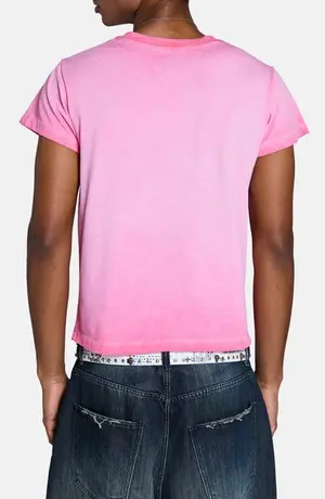 JADED LONDON Washed Vision Graphic T-shirt