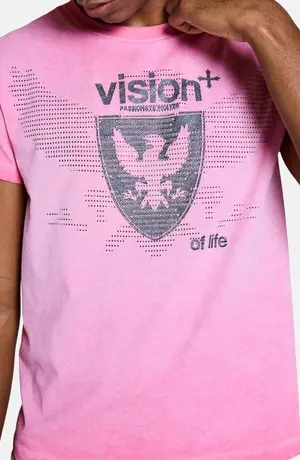 JADED LONDON Washed Vision Graphic T-shirt