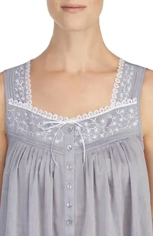 Eileen West Chambray Nightgown