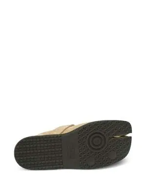 MAISON MARGIELA Suede Leather Tabi Slippers - Multicolor