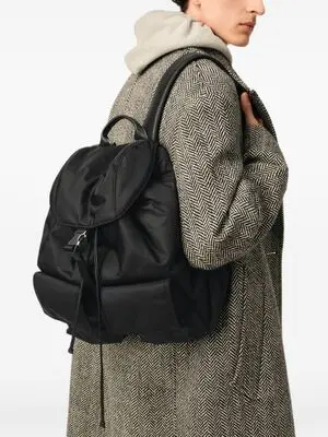 AMI Paris Marcel Nylon Backpack