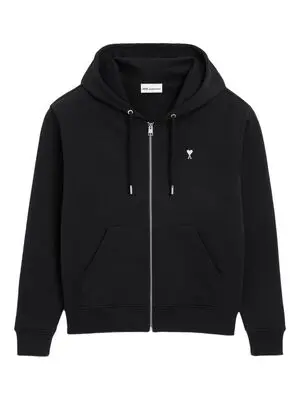 AMI Paris De Coeur Cotton Hoodie - Multicolor
