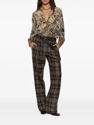Etro Printed Silk Shirt