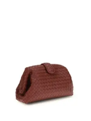 Bottega Veneta Lauren 1980 Small Leather Clutch - Multicolor
