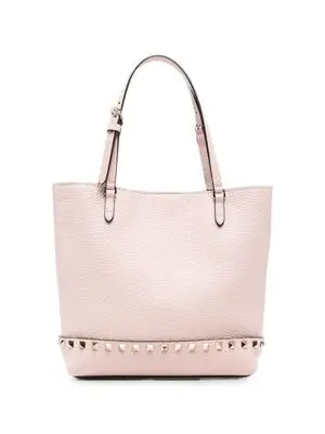 Valentino Garavani Rockstud Small Leather Tote - Multicolor
