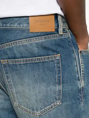 Saint Laurent Straight Denim Jeans