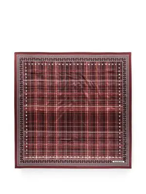 Acne Studios Checked Silk Scarf - Multicolor