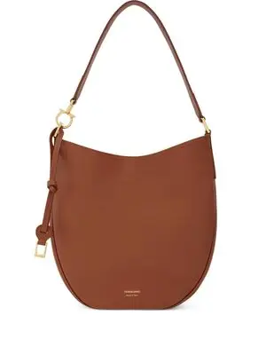 FERRAGAMO Leather Medium Hobo Bag - Multicolor