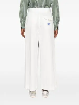 Celine Cotton Wide-leg Trousers
