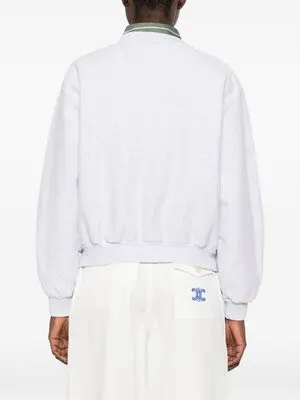 Celine Logo Cotton Crewneck Sweatshirt