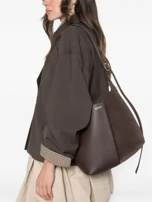 Loewe Bilbao Medium Leather Bucket Bag