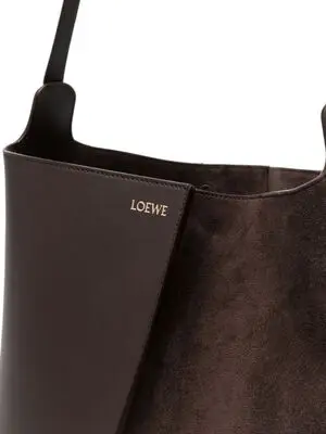 Loewe Bilbao Medium Leather Bucket Bag