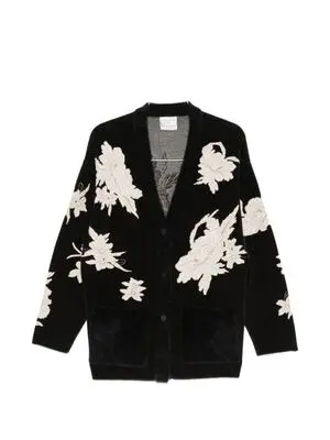FORTE_FORTE Jacquard Cardigan - Multicolor