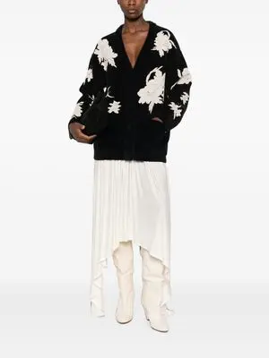 FORTE_FORTE Jacquard Cardigan