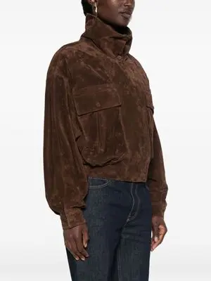 Saint Laurent Leather Blouson Jacket