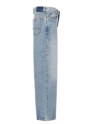 GOLDEN GOOSE Boyfriend Jeans In Stonewashed Light Denim