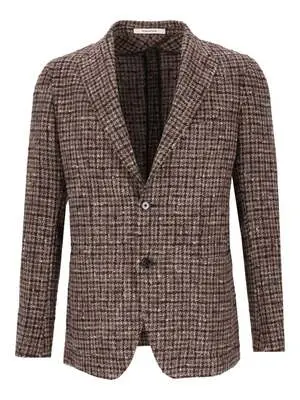 Tagliatore Montecarlo Alpaca Blend Blazer - Brown