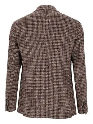 Tagliatore Montecarlo Alpaca Blend Blazer - Brown
