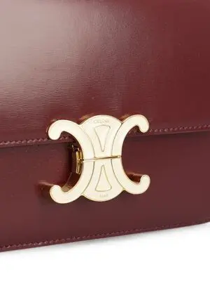 Celine Triomphe Teen Leather Shoulder Bag - Multicolor