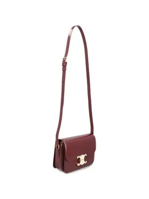 Celine Triomphe Teen Leather Shoulder Bag - Multicolor