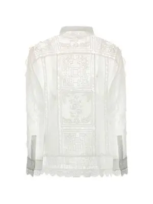 Zimmermann Aster Embroidered Blouse
