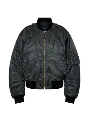 MAISON MARGIELA Quilted Bomber Jacket - Multicolor