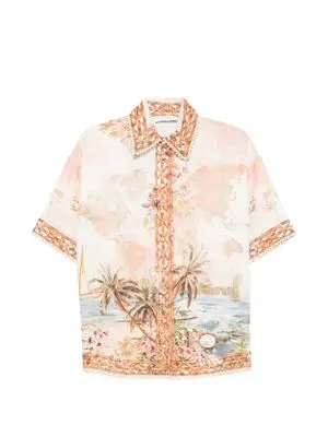 Zimmermann Mahon Linen Shirt - Multicolor