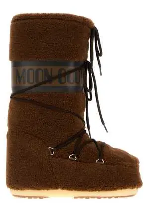 Moon Boot Eco Fur Icon Boots - Brown