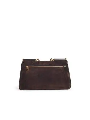 Dolce & Gabbana Sicily' Ebony Leather Bag