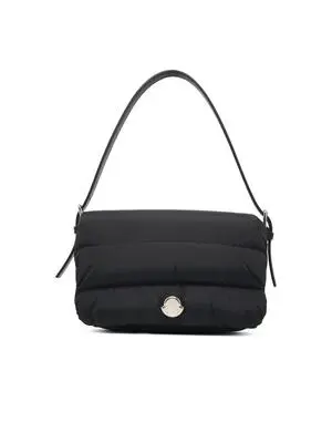Moncler Caradoc Baguette' Polyamide Shoulder Bag - Black