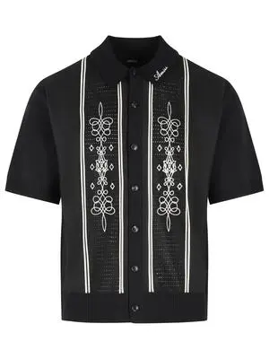 Amiri Virgin Wool Blend Sweater - Black