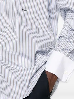 Prada Striped Cotton Shirt