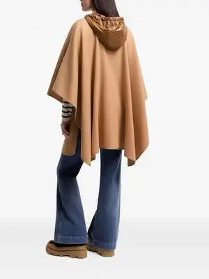 Moncler Padded Wool Blend Cape
