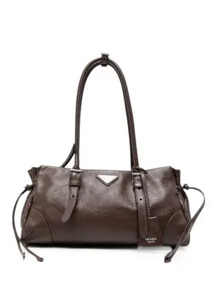 Prada Bonnie Medium Leather Tote - Multicolor