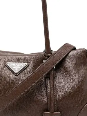 Prada Bonnie Medium Leather Tote - Multicolor