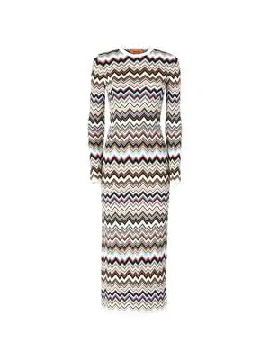 Missoni Zig Zag Motif Long Dress