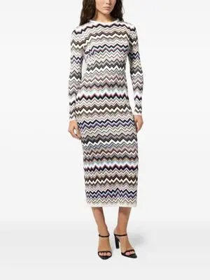 Missoni Zig Zag Motif Long Dress