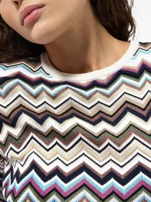 Missoni Zig Zag Motif Long Dress