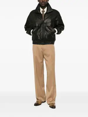 Saint Laurent Jacket In Bubbled Lambskin